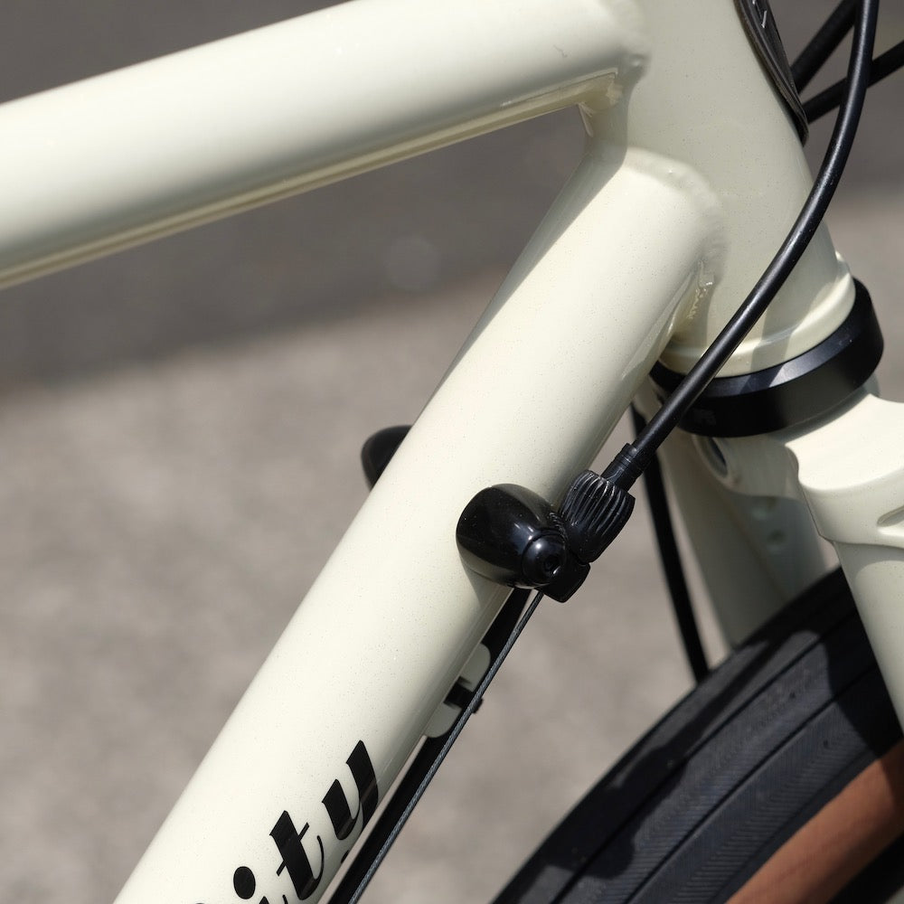 DIA COMPE Downtube Cable Adjuster All Black